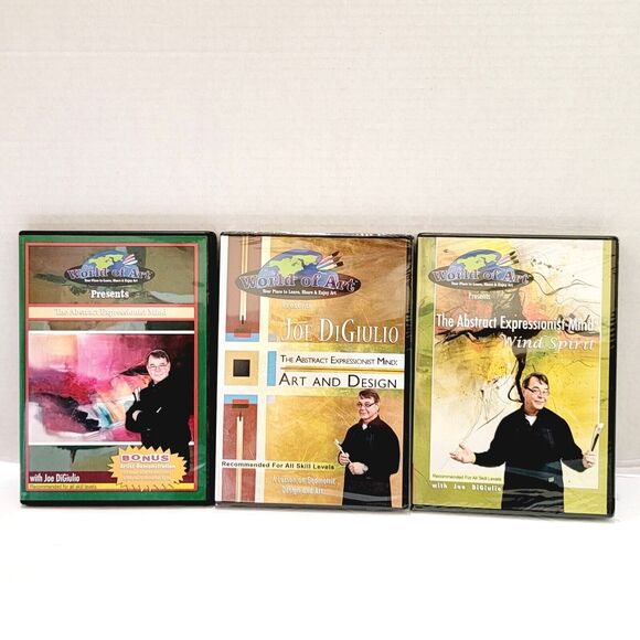 Media | Joe Digiulio Dvds World Of Art Abstract Expressionist Mind Art ...